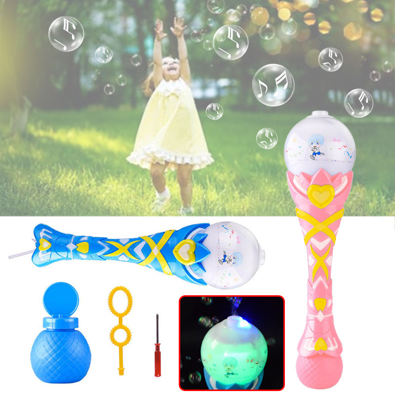 Bubble-Machine-Magic-Wand-Bubble-Gun-Toy-Bubble-With-Music-and-Light ...