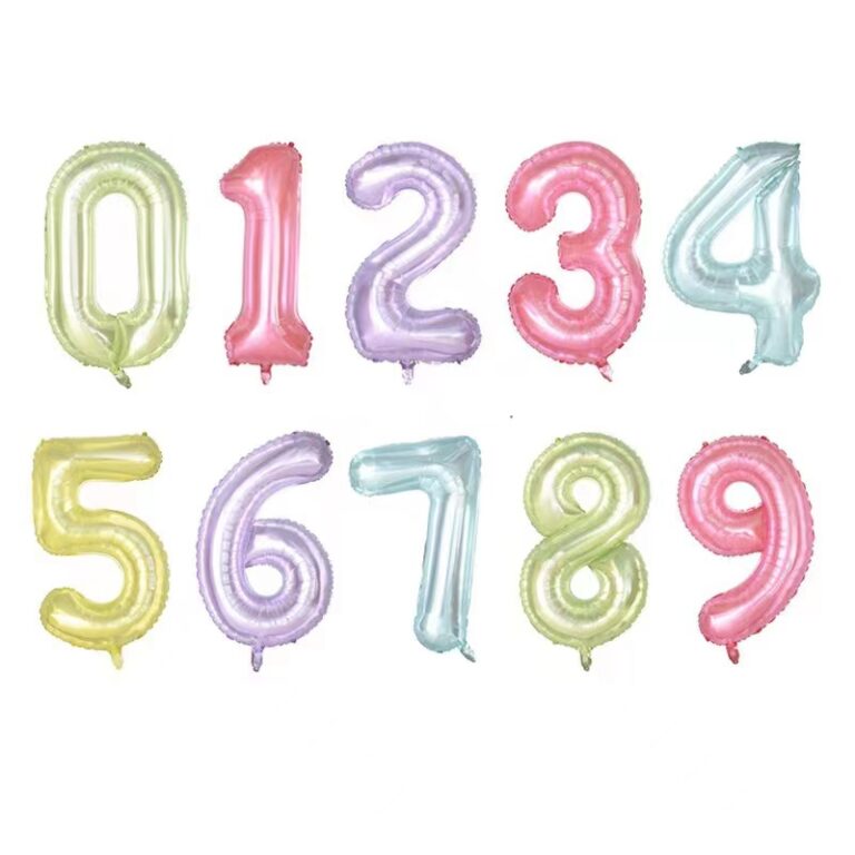 Crystal number balloon-Import Toys Wholesale From Manufacturer