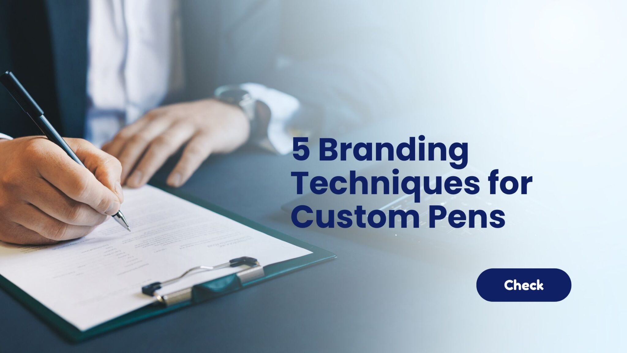 5 Branding Techniques for Custom Pens - TonySourcing
