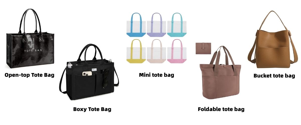 Types of Tote bags - TonySourcing